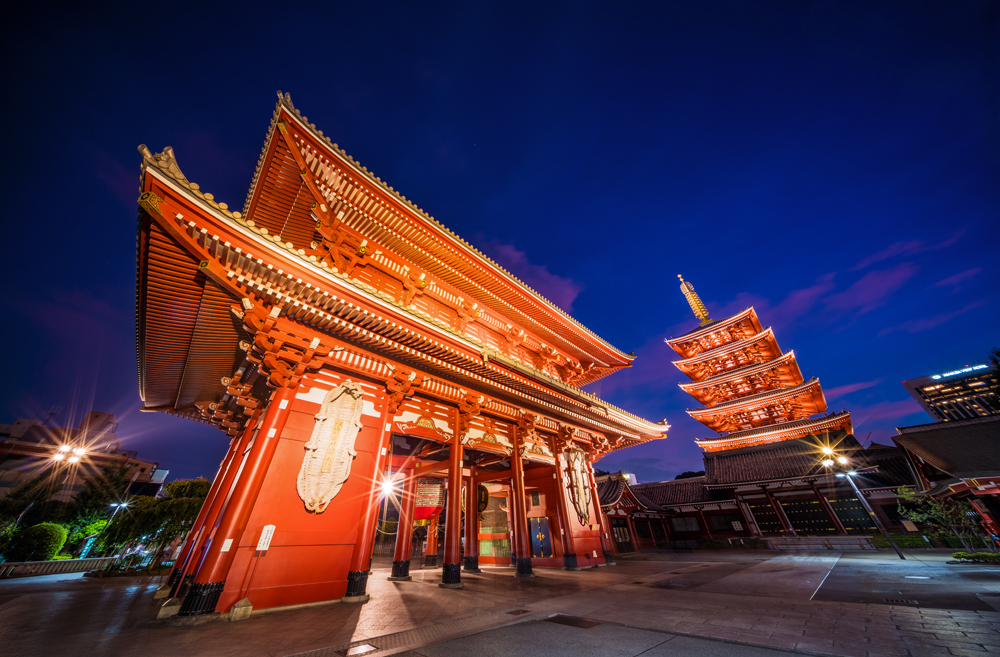 Sensoji Temple Open At Night Sensoji Temple Open At Night